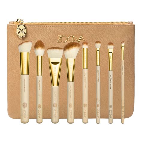 Bamboo Luxury Set Vol Set De Pinceaux Visage Et Yeux De Zoeva Sur
