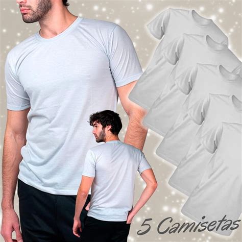 Kit 5 Camisetas Masculina Dry Fit Part B Promoções do Dia