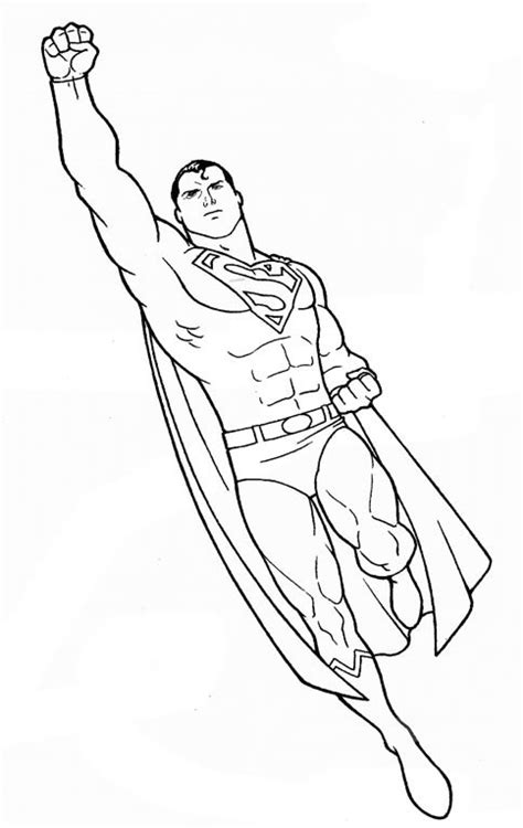 Dessins Gratuits à Colorier Coloriage Superman à imprimer