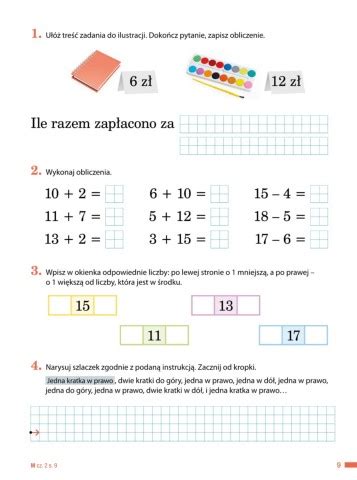 Page 11 Nowy Elementarz Odkrywców Ćwiczenia Matematyka klasa 1