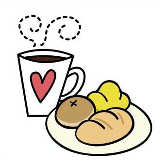 Kawaii Breakfast Clipart Cute Food Drink Cartoon Meal Etsy Clip Art