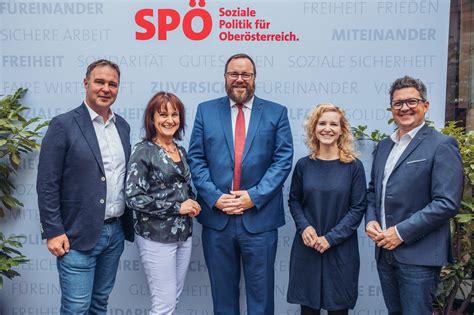 Neue Ideen und Impulse SPÖ Linz Land traf Andreas Babler bei der