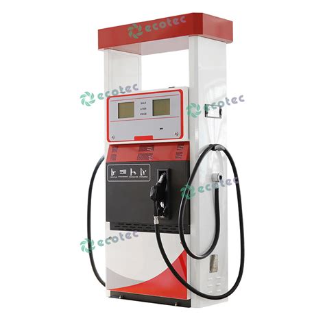 Ecotec Petrol Station Two Nozzle Gilbarco Fuel Dispenser For Gas