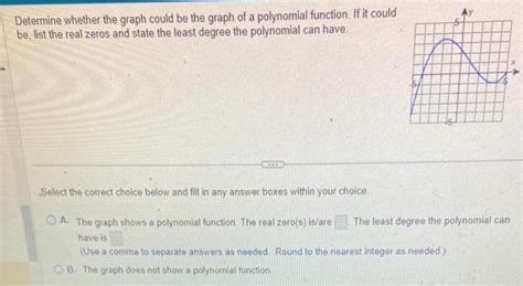 [answered] determine whether the graph could be the graph of a kunduz