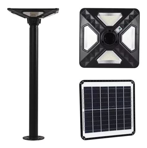 Lamparas Solares Led Exterior Punta De Poste Suburbana 200w Meses Sin