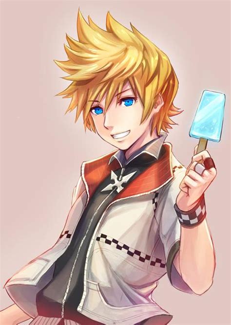 Roxas Kingdom Hearts And More Drawn By Gogo Detteiu De Danbooru