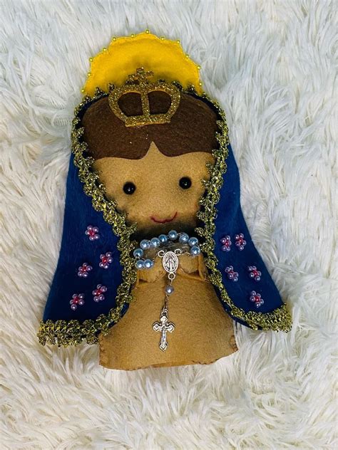 Nossa Senhora Aparecida Item de Decoração Feltros Fofos Nunca Usado