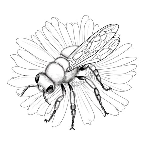 Página para colorear de insectos Foto Premium