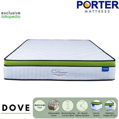 Jual Kasur Springbed Orthopedic PORTER Dove Shopee Indonesia