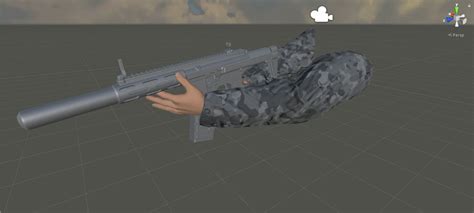 FPS Arms 3D Модель 10 unknown blend dae fbx obj Free3D