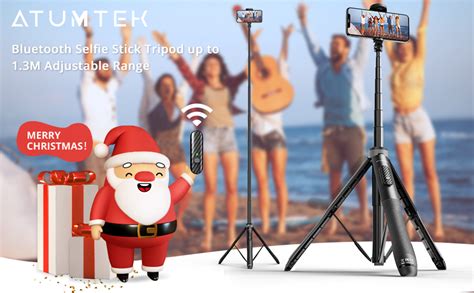 Atumtek M Selfie Stick Tripod All In One Extendable Phone Tripod