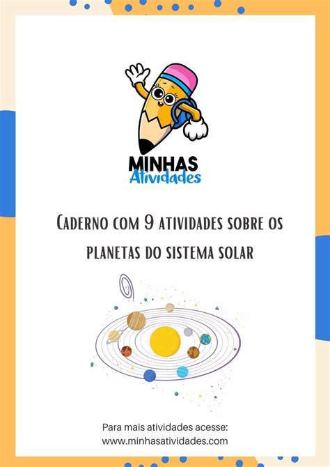 Caderno 9 Atividades Sobre Os Planetas Do Sistema Solar
