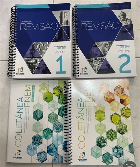 Apostilas Livros Coleção Poliedro ler Descrição 96 Nova a2