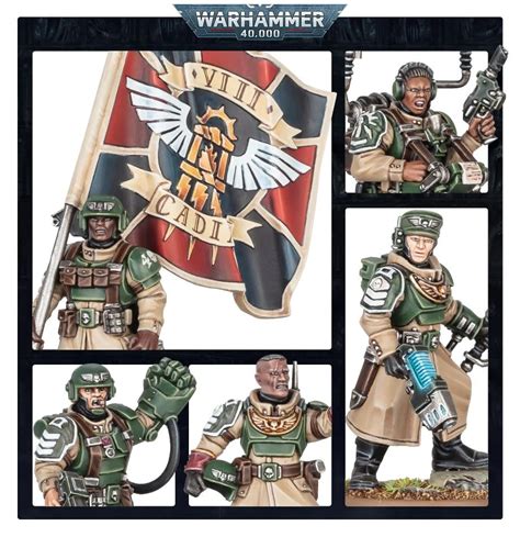 Astra Militarum Cadian Command Squad Rogue Trader