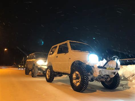 ジムニーのランクル8jimnyジムニーJB23スノアタ雪ドリに関するカスタム事例車のカスタム情報はCARTUNE