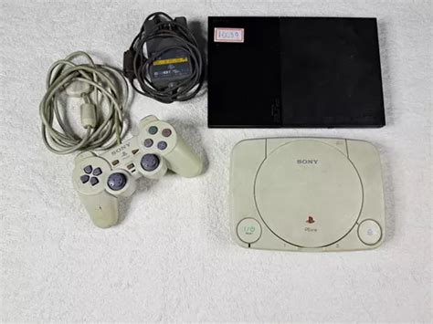 Lote Defeito Psone Ps Slim Controle Original Fa O Playstation