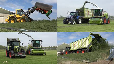 Bij Geitenhouderij Jansen Gras Hakselen En Inkuilen Door Loonbedrijf