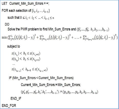 combinatorial regression learning algorithm for a multi dimensional case download scientific