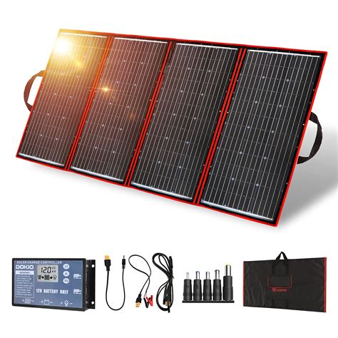 Dokio W V Portable Foldable Solar Panel Kit X Inch Lb