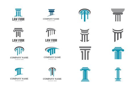 Pillar Columns Logo Vector Grafika Przez Redgraphic Creative Fabrica
