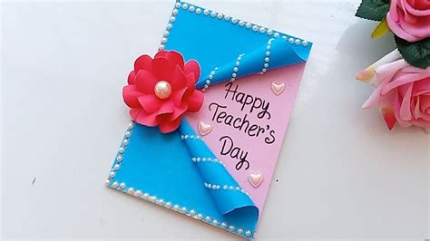 DIY Teacher S Day Card Handmade Teachers Day Card Making Idea YouTube