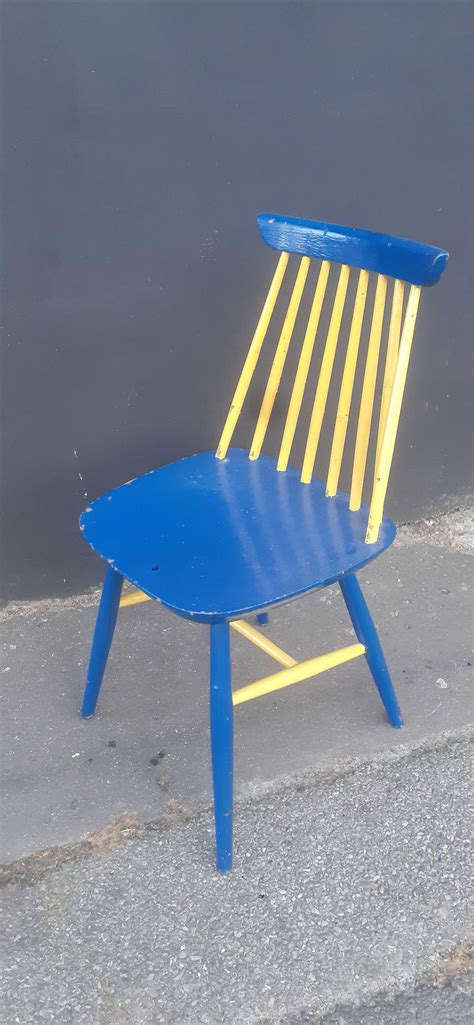 Stare krzesło drewniane prl patyczak Bytom OLX pl