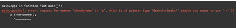 Expression Must Have Class Type Error In C GeeksforGeeks