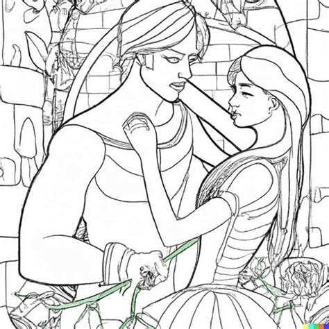 25 Desenhos De Romeu E Julieta Para Imprimir E Colorir Pintar