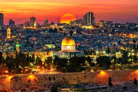 A Photo Of Jerusalem With A View Of The Old City Walls The Temple