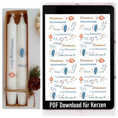 Pdf Vorlagen F R Kerzen Kreativk Pfchen