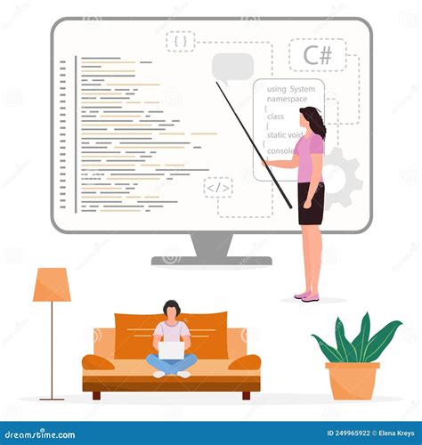 Programming Languages Learning Software Coding It Stock Vector