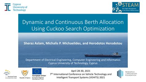 pdf dynamic and continuous berth allocation using cuckoo search optimization