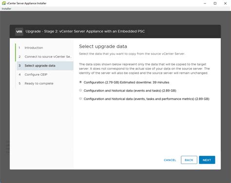 upgrading to vmware vcenter server vcsa 6 7 virtualization howto