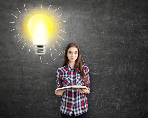 Concepto de educación e idea Foto Premium