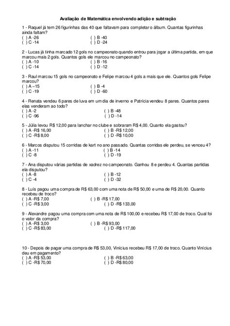 Atividades para imprimir do 3º ao 5º anos sempre a mão 53 problemas