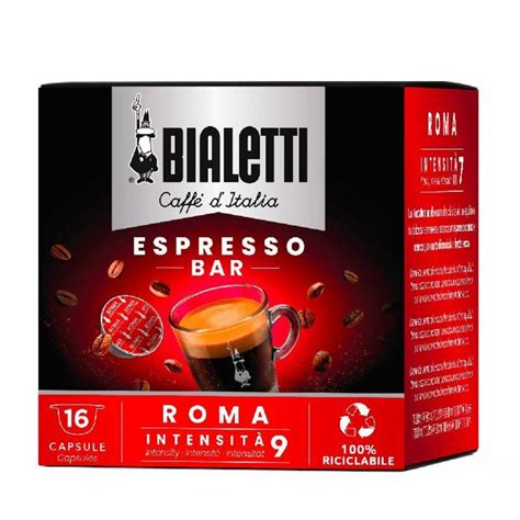 128 aluminum capsules of Bialetti ROMA I caffè dItalia