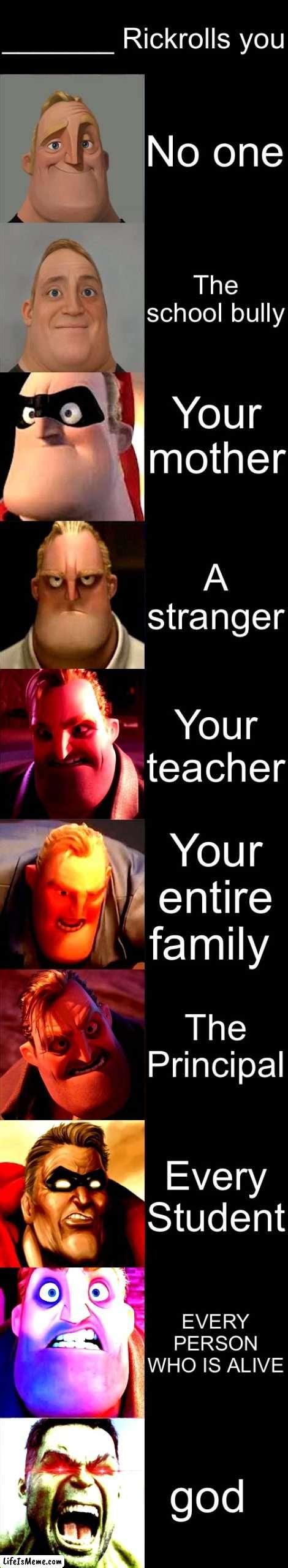 Mr Incredible Becoming Angry LifeIsMeme