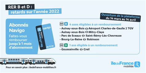 Ponctualité RER B une nouvelle campagne de remboursement