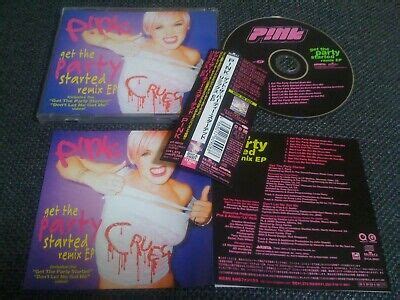 PINK Get The Party Started Remix EP JAPAN LTD CD OBI EBay