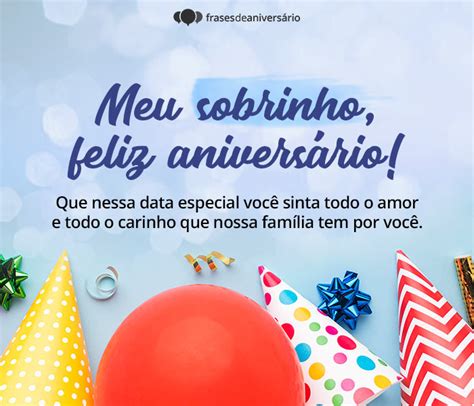 Mensagem de Aniversário para Sobrinho Feliz Aniversário