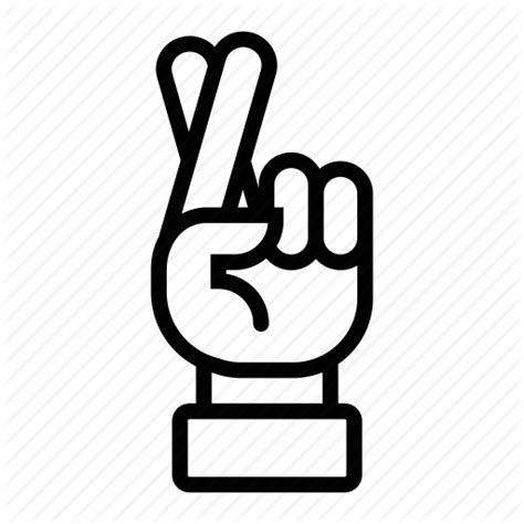 Crossed Fingers Icon 362299 Free Icons Library
