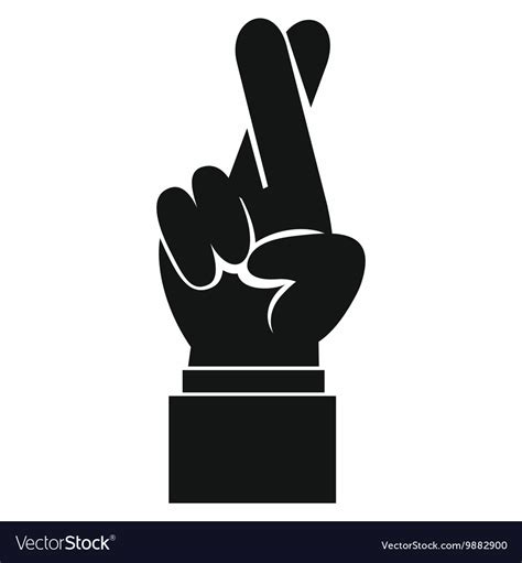Crossed Fingers Icon 362297 Free Icons Library