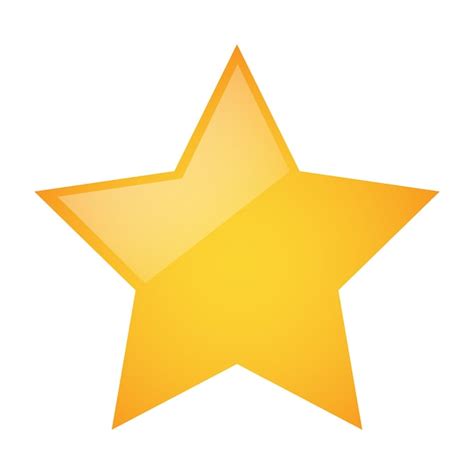 Icono de vector de estrella símbolo de estrella aislado sobre fondo