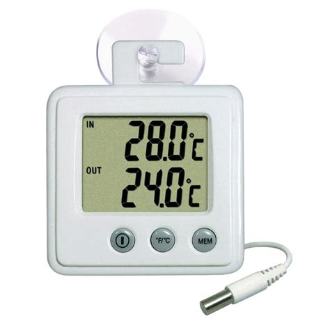 Thermomètre digital int ext Sonde NTC embout inox Pince Béquille