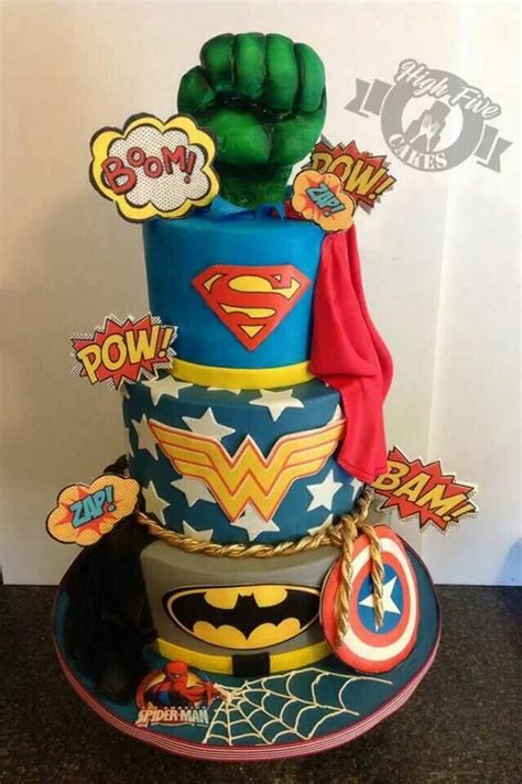 Pin De Samiya Ahsan Em Inspiring Cakes Ideias De Bolos Bolo Marvel