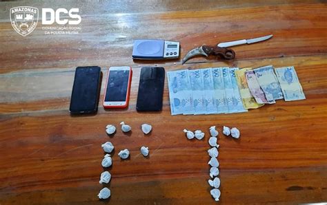 PM detêm homem por tráfico de drogas no município de Itacoatiara SSP
