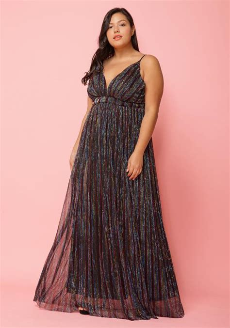 Plus Size Empire Waist Formal Dress Attire Plus Size