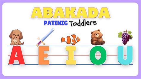 Abakada Magsanay At Matutong Bumasa Ng Abakada Mga Salitang