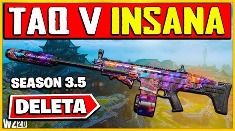 NOVA TAQ V INSANA NO WARZONE 2 0 MELHOR CLASSE TAQ V WARZONE 2 YouTube