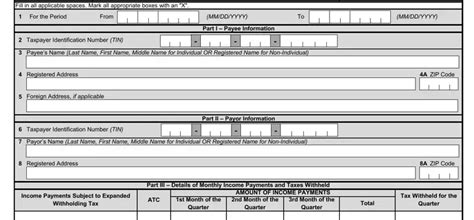 Bir Form 2307 Fill Out Printable PDF Forms Online